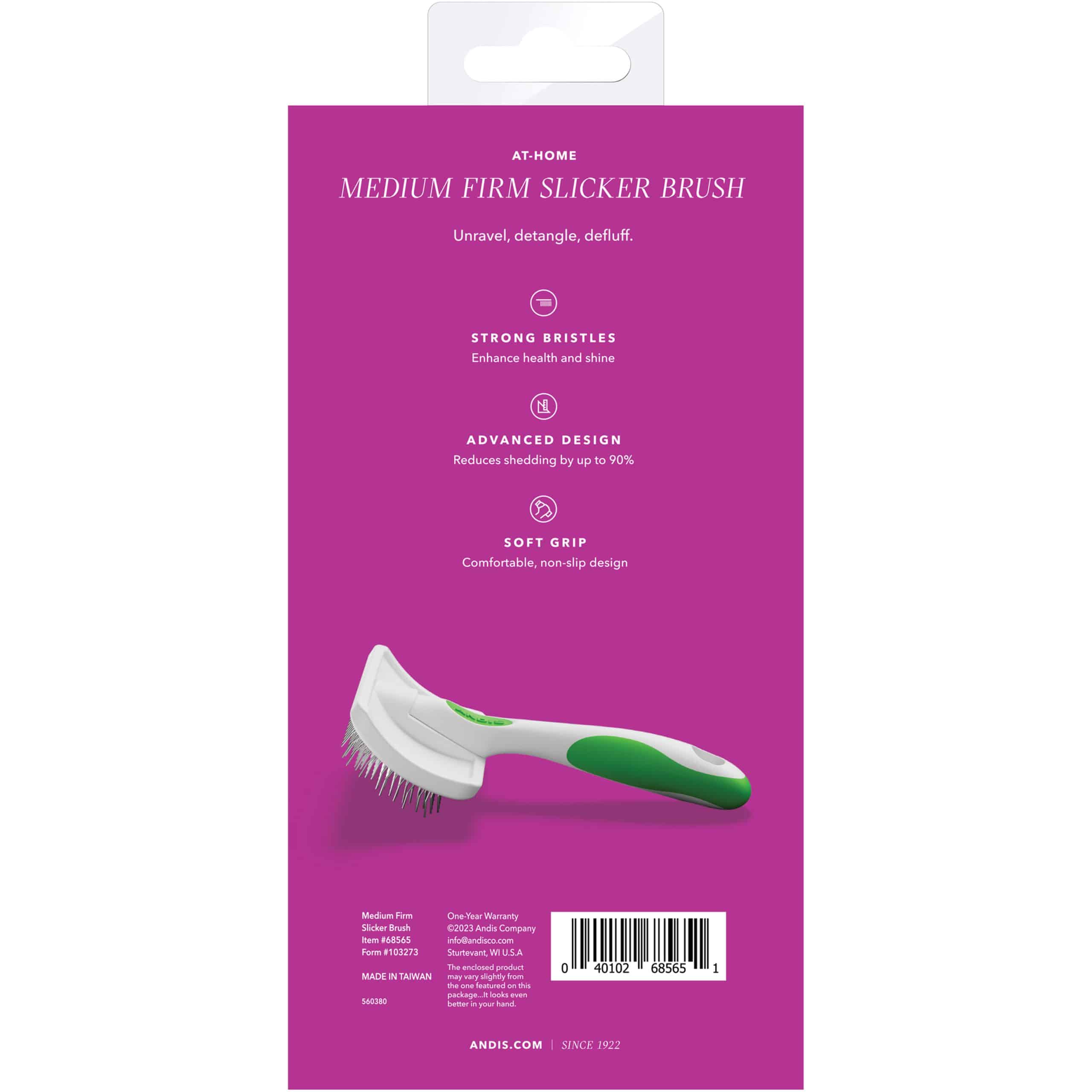 Andis Medium Firm Slicker Brush groomers world